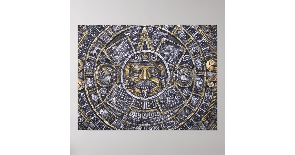 Aztec / Mayan Calendar Poster | Zazzle
