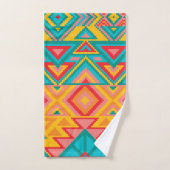 Aztec Mexican Rug Patterns Bath Towel Set | Zazzle