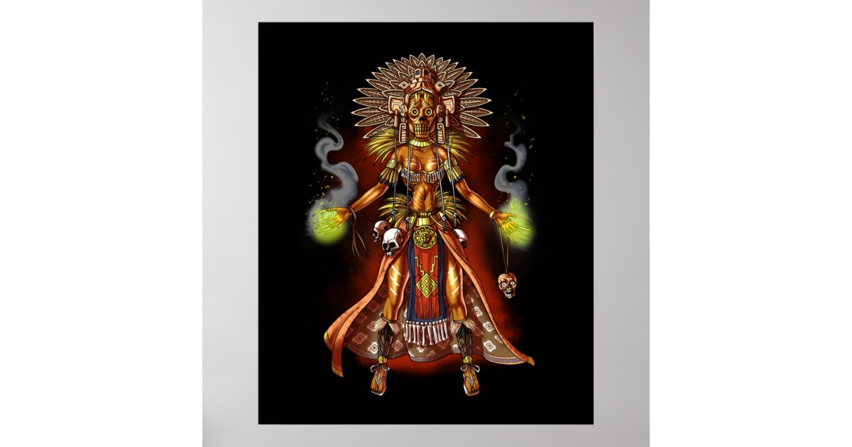 Aztec Mythology God Managua Poster | Zazzle
