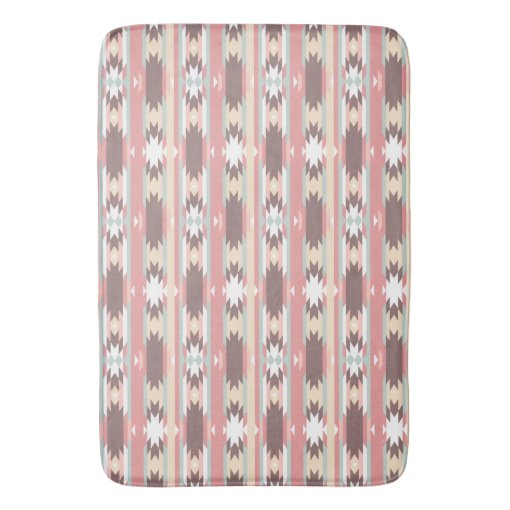 Aztec Native American Design Bath Mat | Zazzle