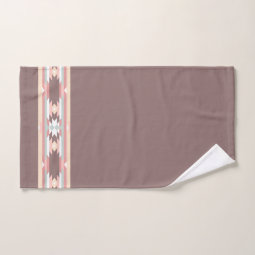 Aztec Native American Design Border Bath Towel Set | Zazzle