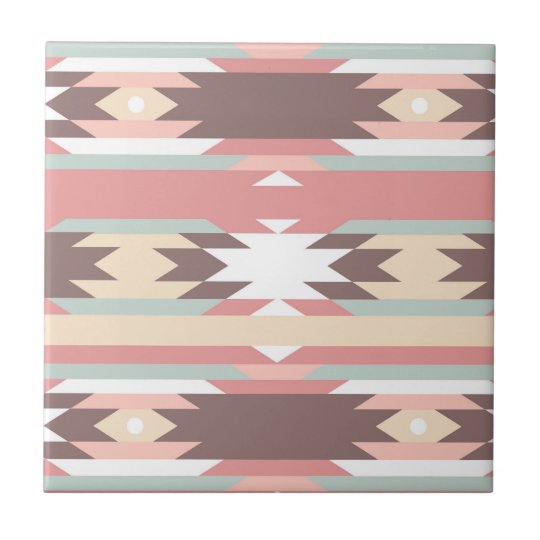 Aztec Native American Design Tile | Zazzle.com