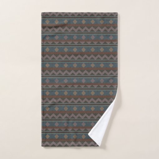 Aztec Native American Geometric Design Bath Towel Set | Zazzle