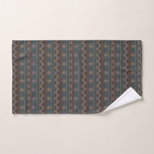 Aztec Native American Geometric Design Bath Towel Set | Zazzle