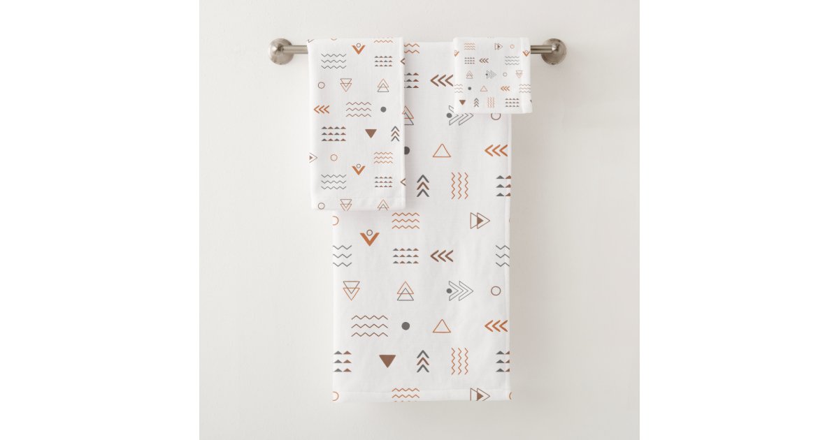 aztec pattern bath towel set | Zazzle