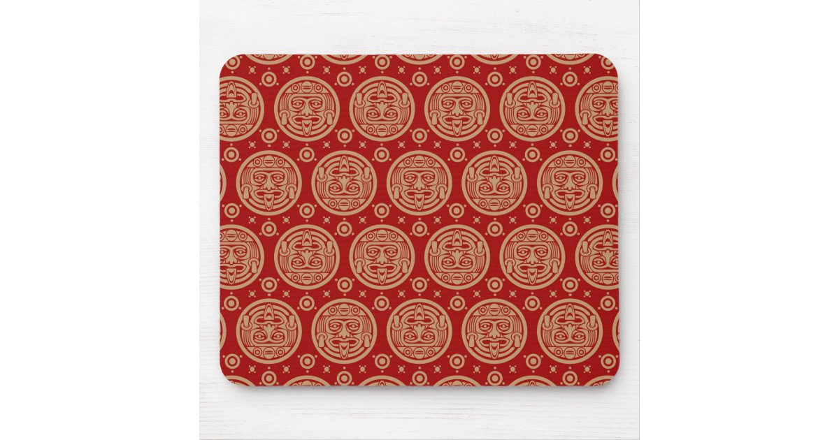 Aztec Pattern Mouse Pad | Zazzle