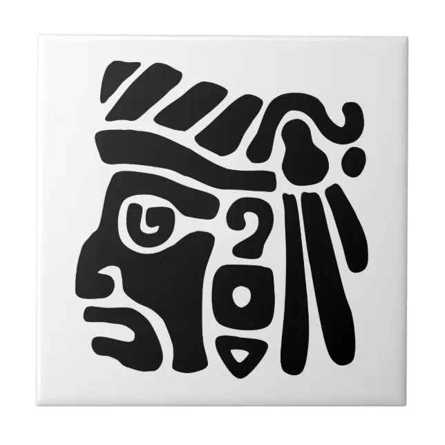 Aztec Warrior Ceramic Tile | Zazzle