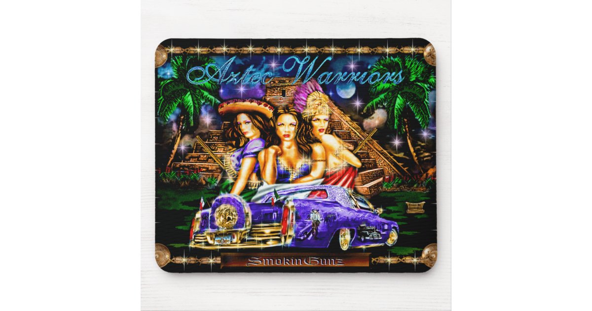 AZTEC WARRIOR MOUSE PAD | Zazzle