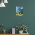 Azure Temple Haven Poster | Zazzle