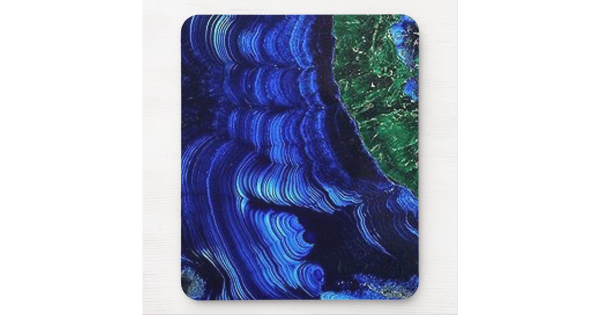 Azurite and Malachite Mouse Pad | Zazzle