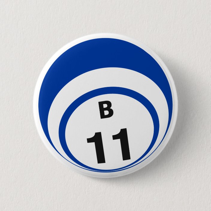 B11 Bingo Ball button | Zazzle.com