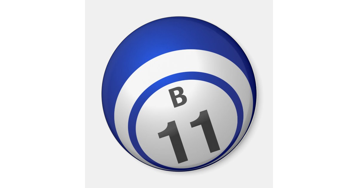 B11 bingo ball magnet | Zazzle