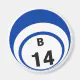 B14 bingo ball fridge magnet | Zazzle