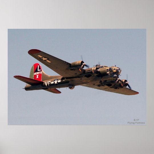 B-17 Flying Fortress Poster | Zazzle.com
