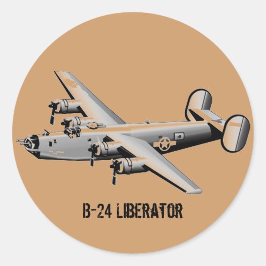 B-24 Liberator Sticker | Zazzle.com