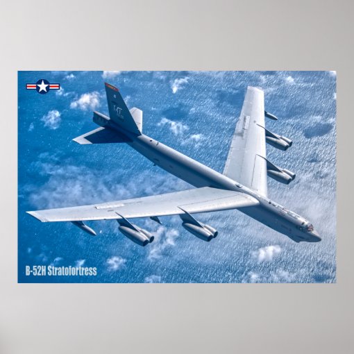 B-52H STRATOFORTRESS POSTER | Zazzle