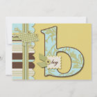 B is for Boy Invitation | Zazzle