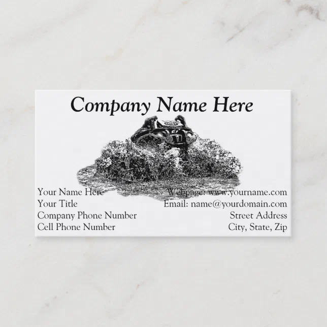 B&W ATV Business Cards | Zazzle