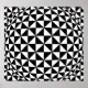 B&W Triangle Optical Illusion Poster | Zazzle