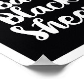 Baa Baa Black Sheep Color Block Poster | Zazzle