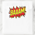 BAAAM! RECTANGULAR STICKER | Zazzle