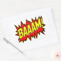 BAAAM! RECTANGULAR STICKER | Zazzle