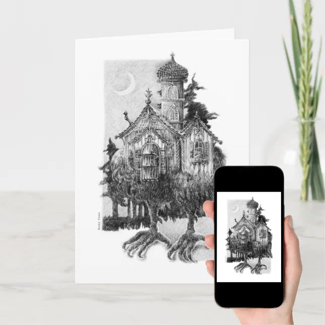 Baba Yaga Card | Zazzle