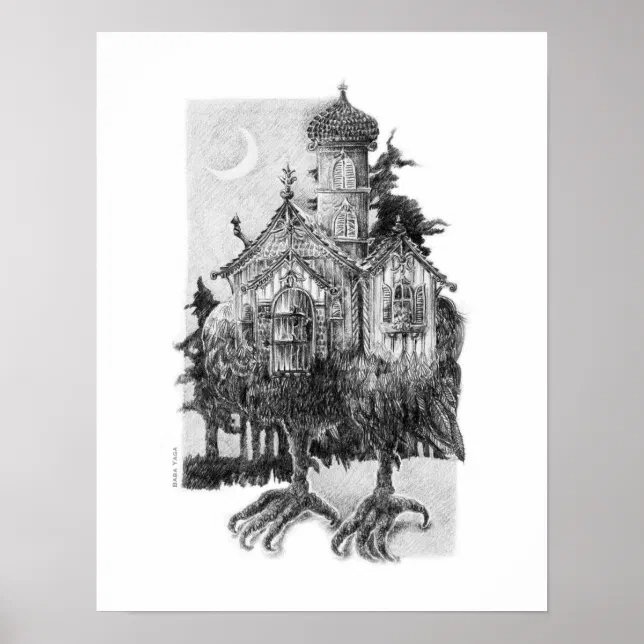 Baba Yaga Poster | Zazzle