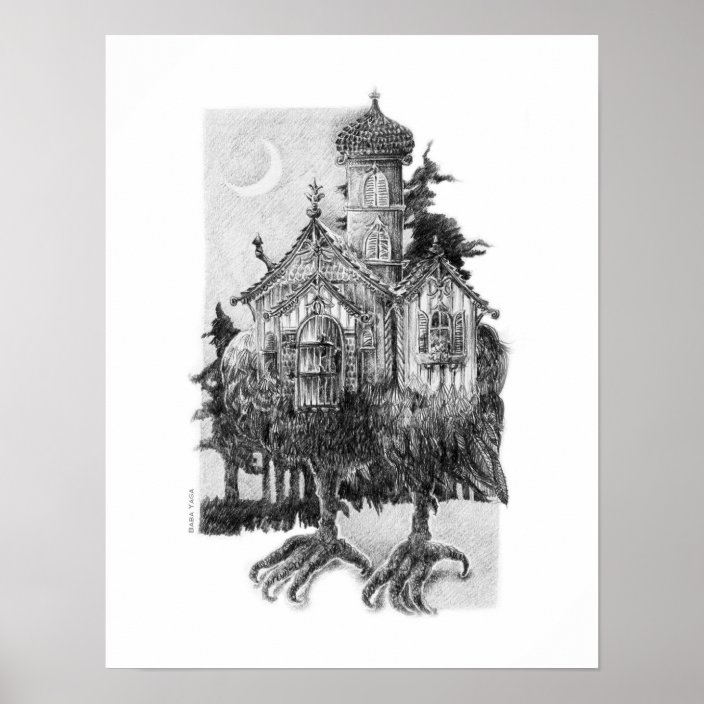 Baba Yaga Poster | Zazzle.com