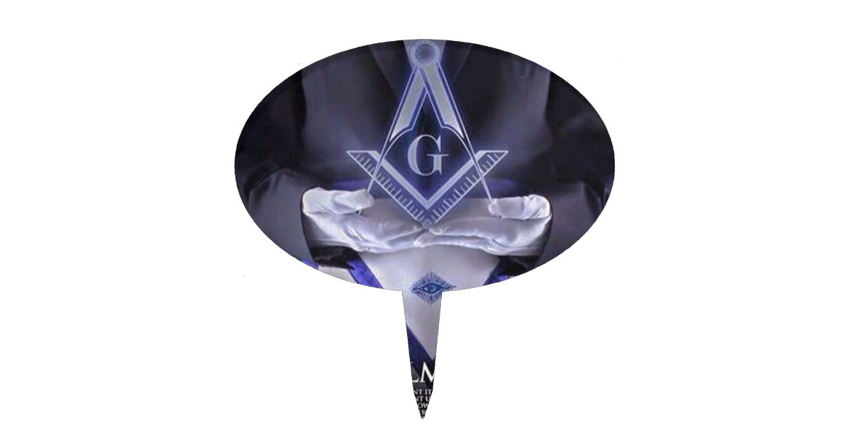 babfa280806c9f0f9ee8b4aef15b660f--masonic-symbols- cake topper | Zazzle