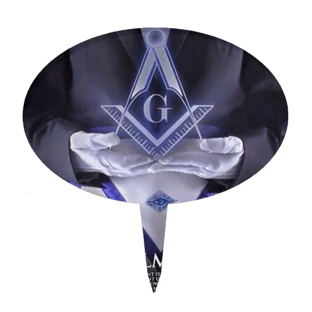 babfa280806c9f0f9ee8b4aef15b660f--masonic-symbols- cake topper | Zazzle