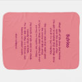 Babies poem receiving blanket | Zazzle