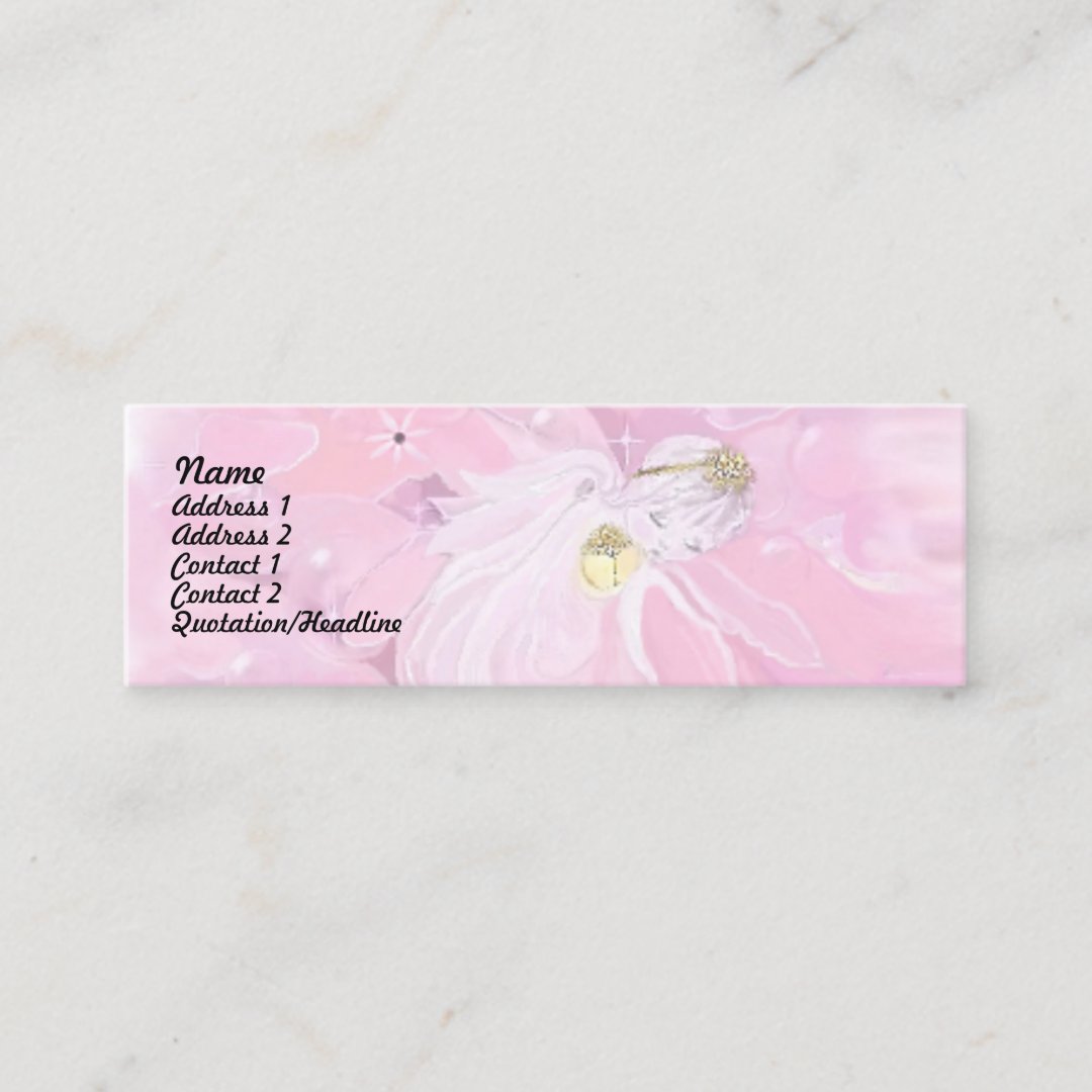 Baby Angel Mini Business Card | Zazzle