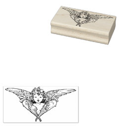 Baby Angel Rubber Stamp | Zazzle