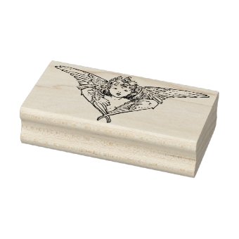 Baby Angel Rubber Stamp | Zazzle