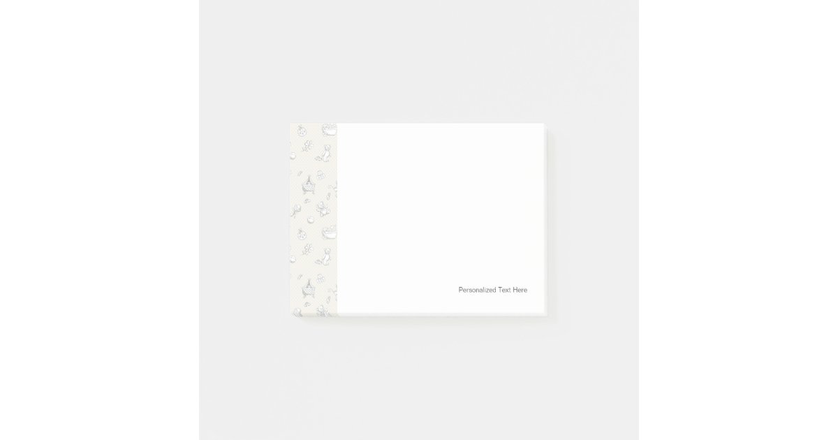 Baby background post-it notes | Zazzle
