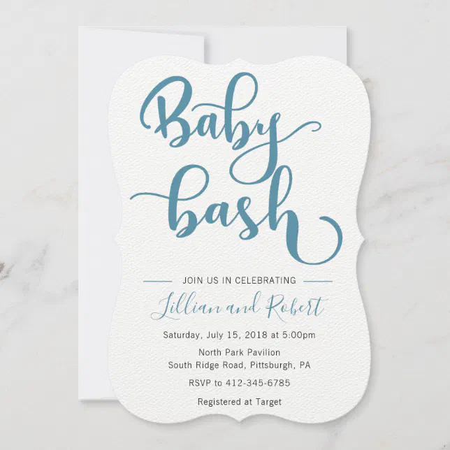 Baby Bash Couples Baby Shower Invitation | Zazzle