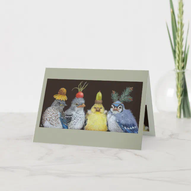 Baby birds card | Zazzle
