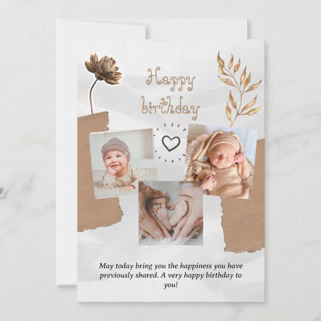 Baby Birthday Card | Zazzle