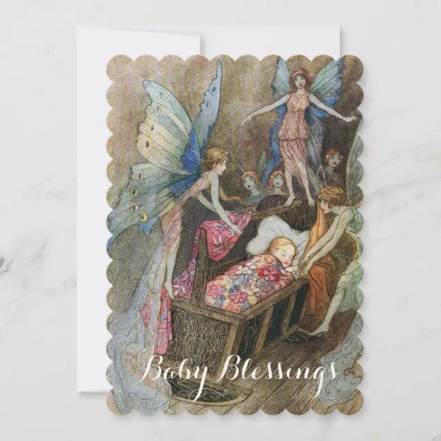 Baby Blessings Baby Shower Invitation | Zazzle
