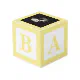 Baby Block Sonogram Pregnancy Announcement Photo Cube | Zazzle