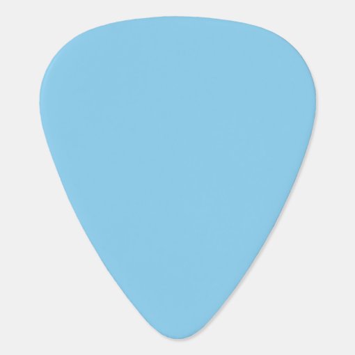 Baby Blue 89cff0 Guitar Pick | Zazzle