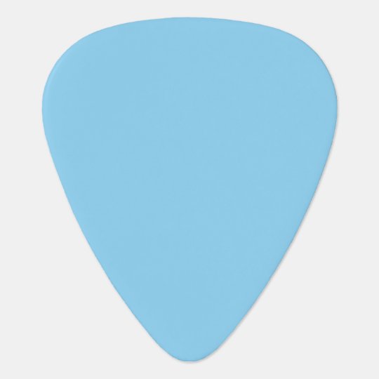 Baby Blue 89cff0 Guitar Pick | Zazzle.com
