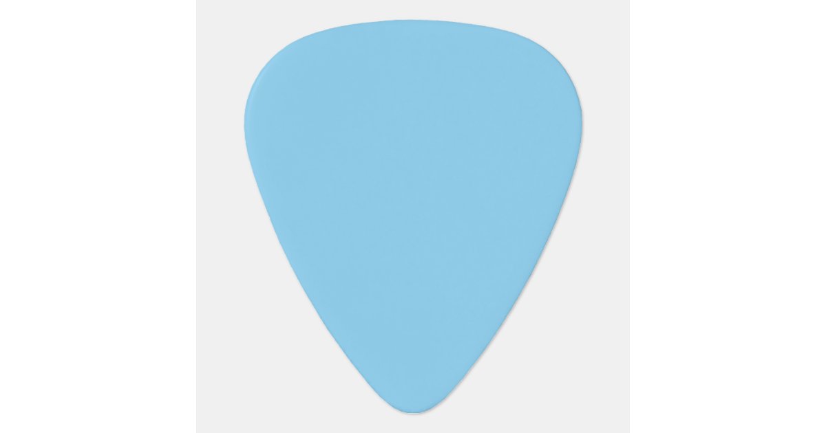 Baby Blue 89cff0 Guitar Pick | Zazzle