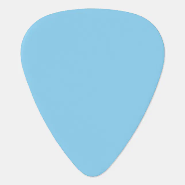Baby Blue 89cff0 Guitar Pick | Zazzle