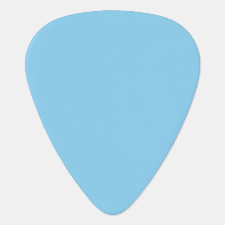 Baby Blue 89cff0 Guitar Pick | Zazzle