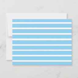 Baby Blue baby Shower Thank You Card | Zazzle