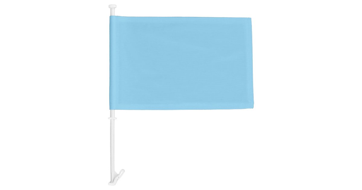 Baby Blue Car Flag | Zazzle