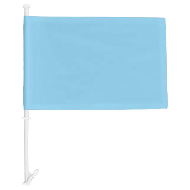 Baby Blue Car Flag | Zazzle