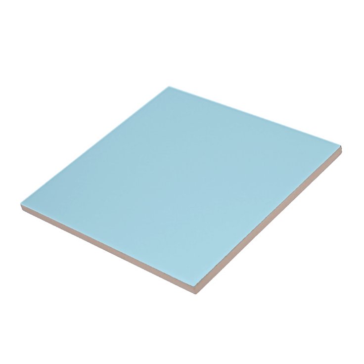 Baby Blue Ceramic Tile | Zazzle